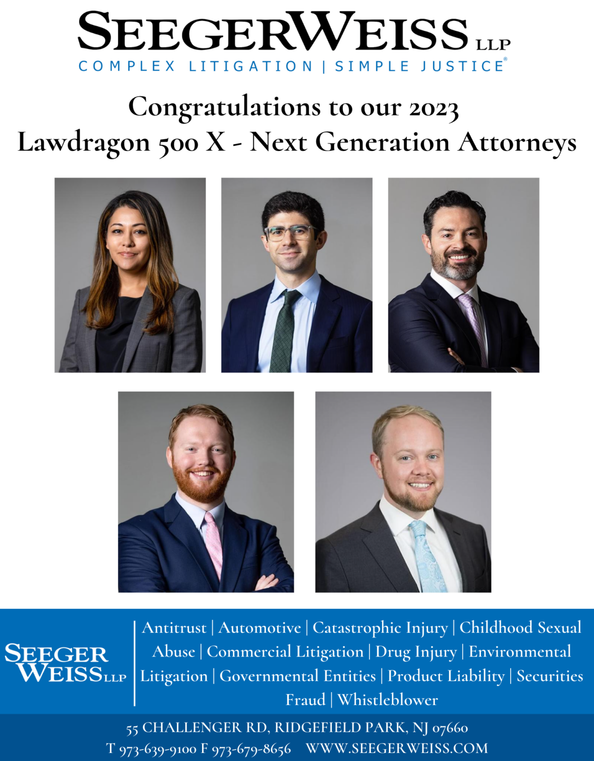 Inaugural Edition of Lawdragon 500 - The Next Generation