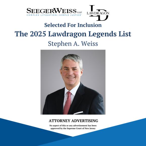 Stephen Weiss Selected for Inclusion on the 2025 Lawdragon Legends List ...